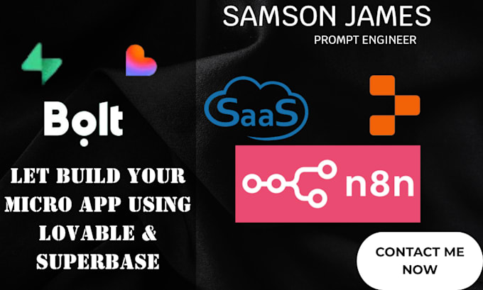 Build lovable ai saas app supabase web app lovable dev n8n automation bolt new by Samson99922 ...