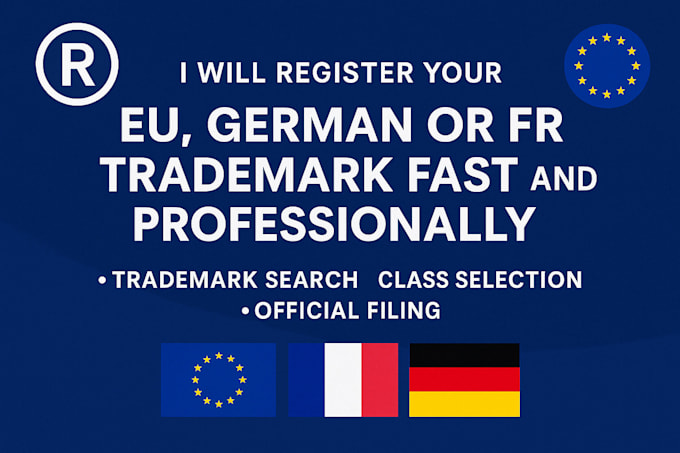 Register your eu, german or french trademark fast via euipo by ...