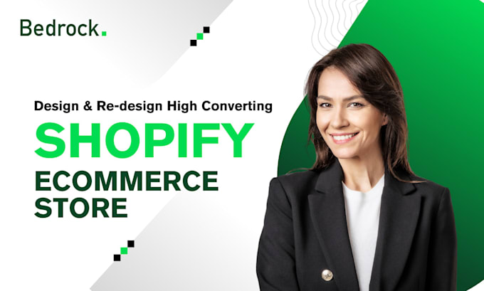 Build a high converting shopify ecommerce store or a portfolio website by Bedrocktech | Fiverr