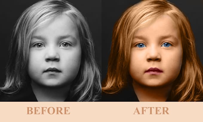 Recolor, recolor black and white photo by Moni9942 | Fiverr