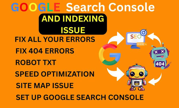 Fix coverage errors, google index errors in search console by Elitequeenpro | Fiverr
