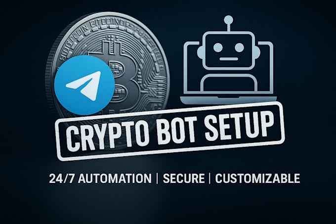 Fully setup telegram bots in your crypto telegram group by Thomas_mark34 | Fiverr