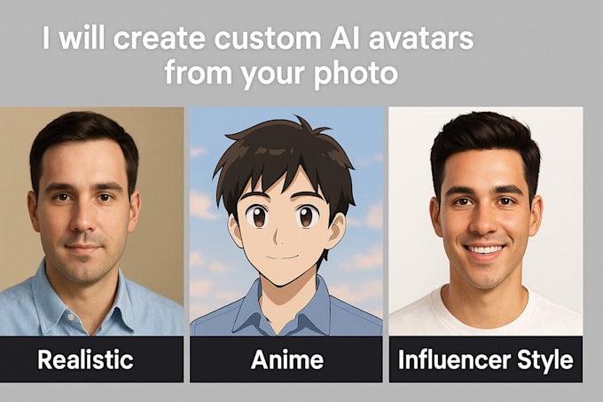 Design realistic ai avatars by Rashidhussain27 | Fiverr