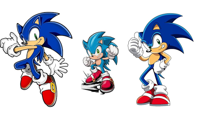 Draw an illustration of sonic character, oc, sonic animation, or other ...
