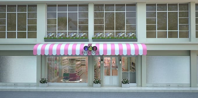 Recreate cgi supermarket, functional retail store, interior layout ...