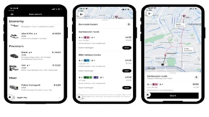 Develop uber clone, taxi app for ride hailing in flutter by Briandavid021 | Fiverr
