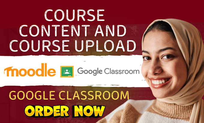 Customise moodle mighty network google classroom course curriculum ispring by Saadah_lms | Fiverr