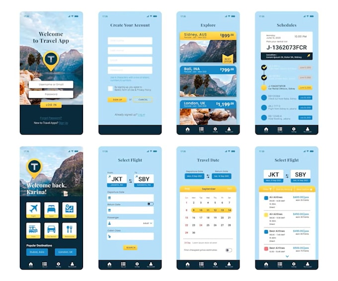 Do ui ux design for mobile app and website in figma or adobe xd by Ahmedsaman | Fiverr