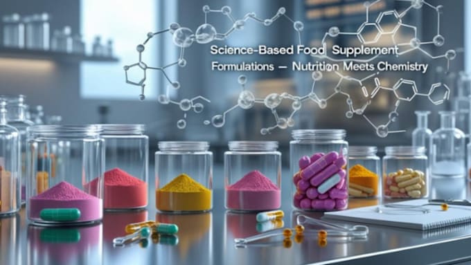 Food supplements formulation, science, nutrition, chemistry by Lily_great | Fiverr