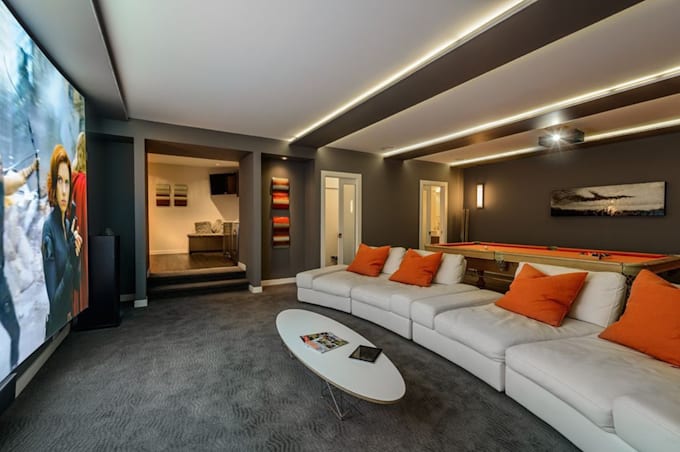 Visualize 3d home theatre,interior design for your home cinema,music ...