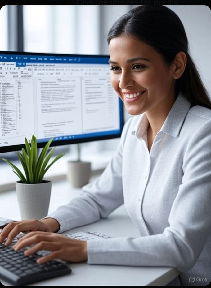 Type hindi or english data into ms word or excel with precision by ...