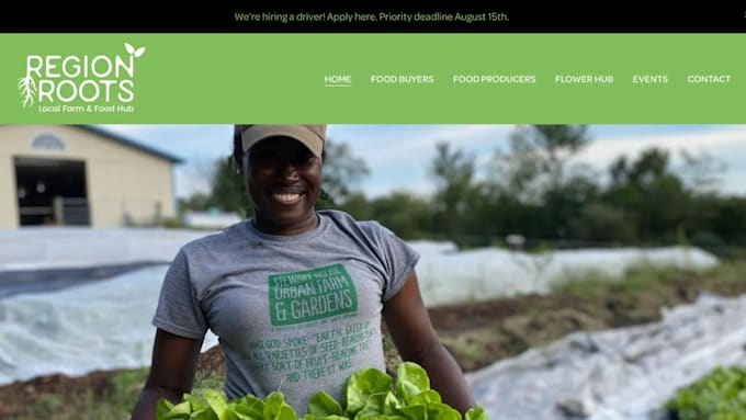 Design a responsive cassava garri website by Digital_12pro | Fiverr