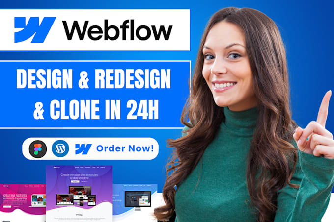 Design or develop webflow website, figma to webflow, webflow expert by Ver_wix | Fiverr