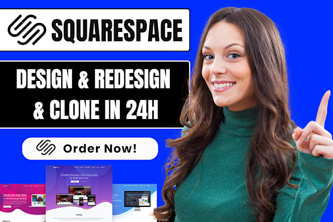 Squarespace website design squarespace website redesign squarespace landing page by Ver_wix | Fiverr