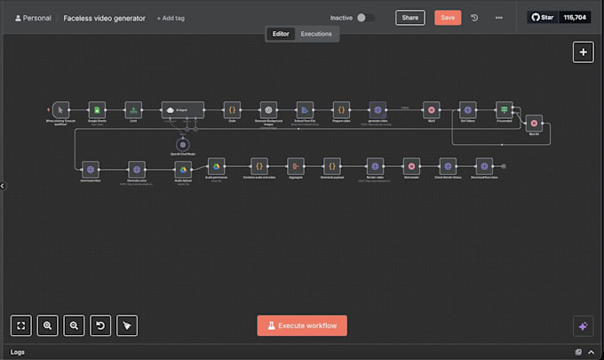 Build automated video content pipeline using n8n, render, shotstack by ...