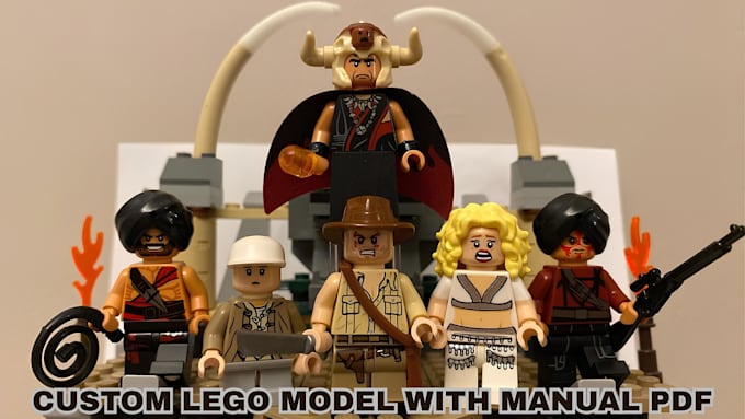 Create custom 3d lego model, minifigure, lego model toy lego design ...