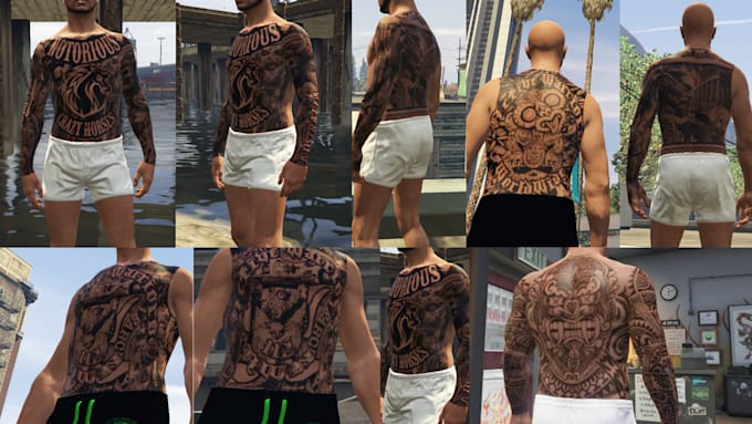 Make awesome custom peds, skins, tattoos and unique faces for fivem and ...
