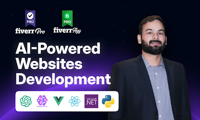 Build ai website, business software, website development as fullstack ...