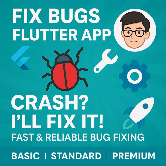 Fix bugs and errors in your flutter mobile app by Vu_pham95 | Fiverr