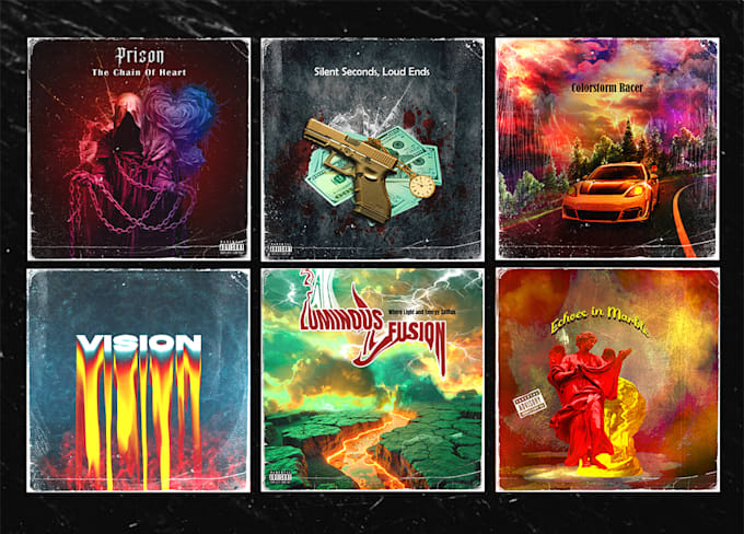 Design custom album cover art for your music by Gfxvisionzone | Fiverr