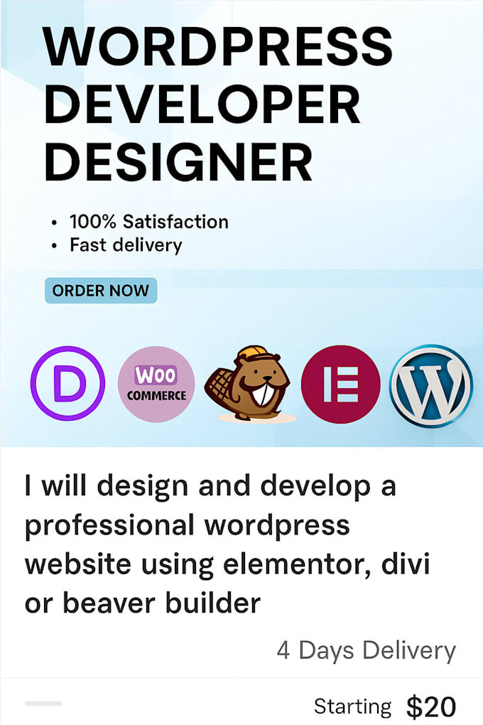 Wordpress website redesign using oxygen builder by Basitsooomro | Fiverr