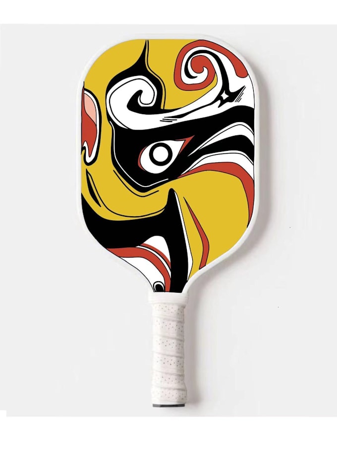 Pickleball paddle pattern design by Lvdoukuangben | Fiverr