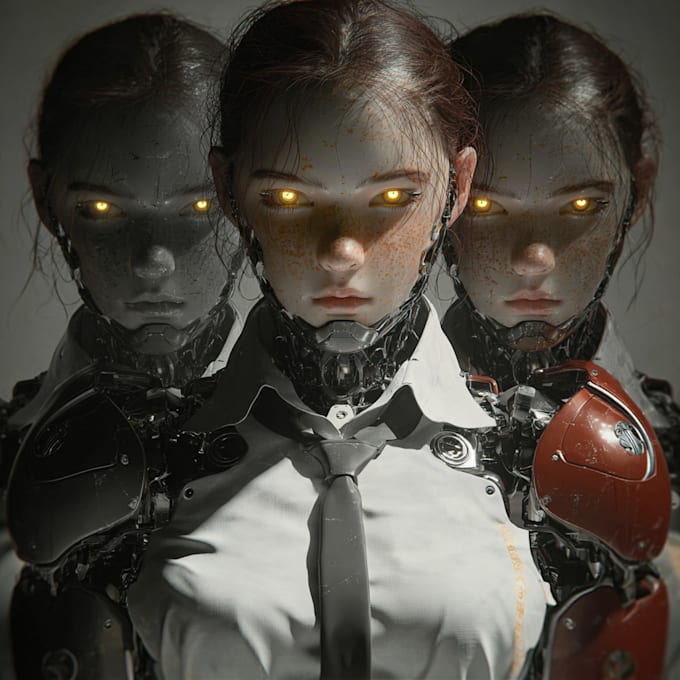Do awesome custom mecha, cyborg and robot character by Hiretunoa | Fiverr