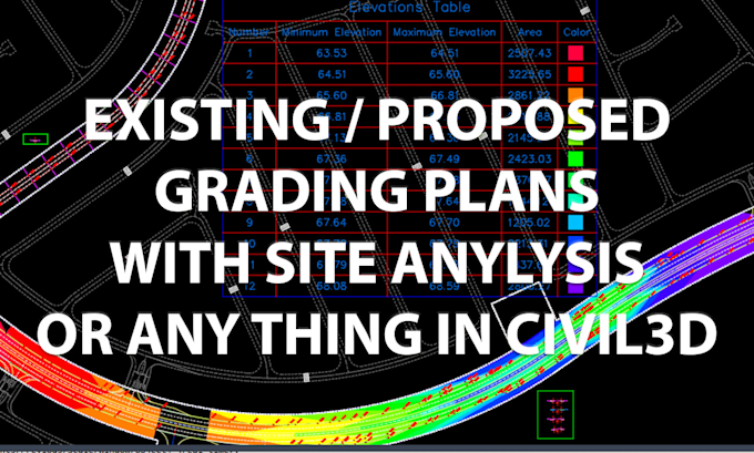 Generate site earthwork grading and topographic surface plans using ...