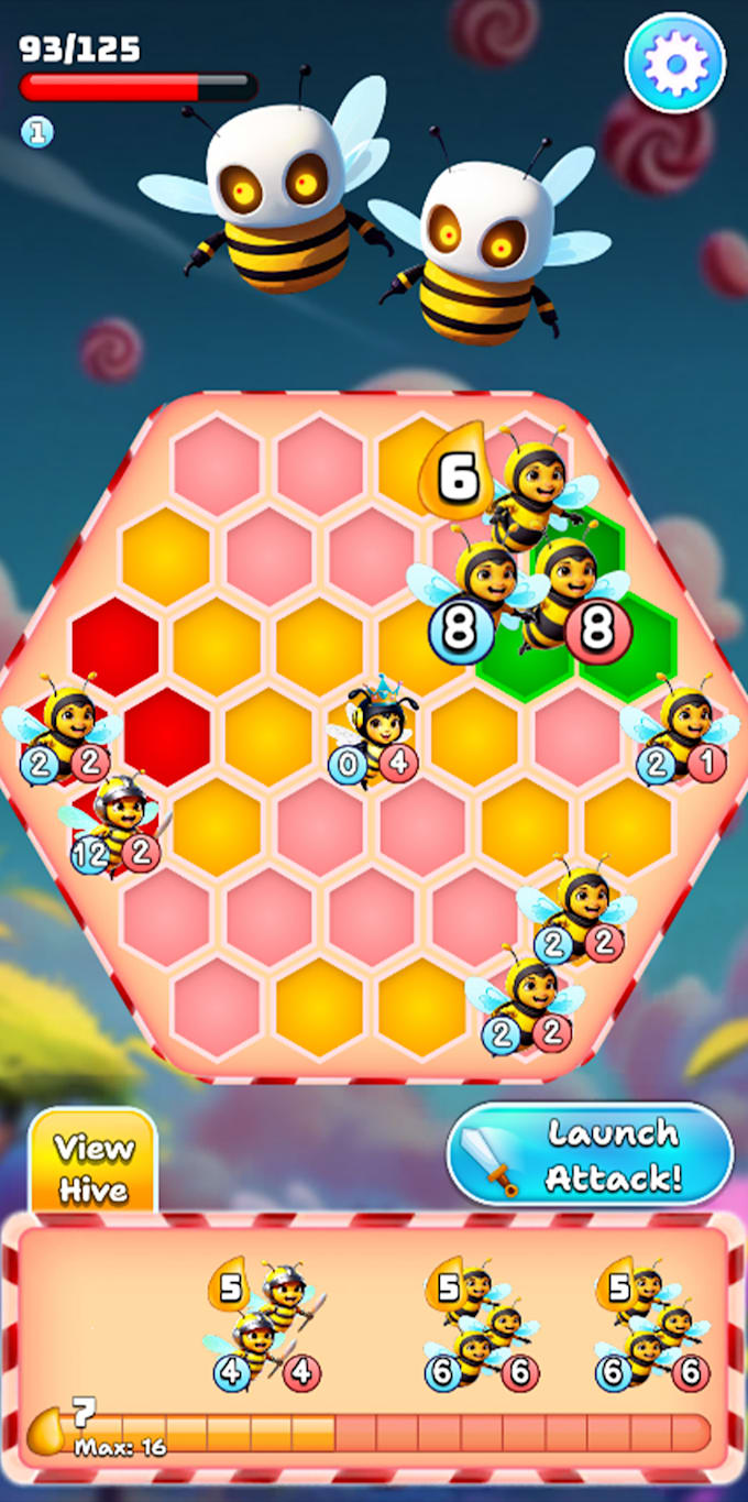 Create a 2d turn based bee strategy in unity for android by ...
