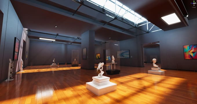 Upgrade unreal engine museum design,art gallery space,exhibition ...