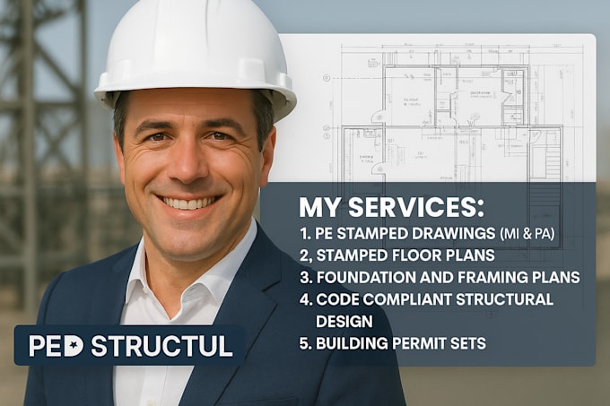 Pe stamp michigan pennsylvania permit ready plans engineer stamp usa ...