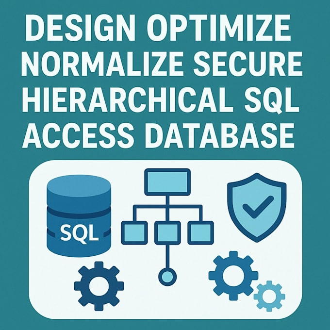Design optimize normalize secure hierarchical sql access database by Bitbrq | Fiverr