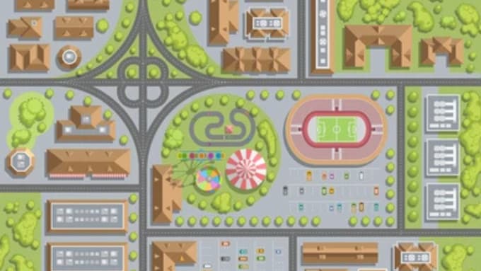 Draw detailed vector maps, floor plans, and custom travel map illustrations by Aurorabenjamin ...