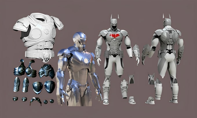 Design cosplay 3d models for 3d printing by Mashark_john | Fiverr
