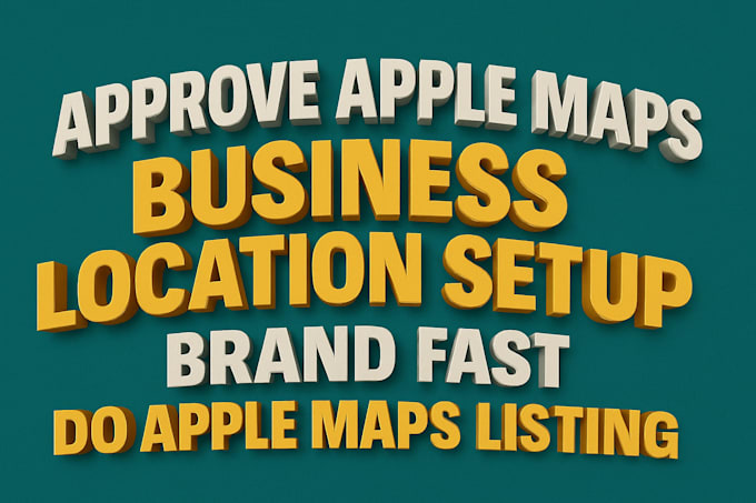 Approve apple maps business name brand logo apple map location verify ...