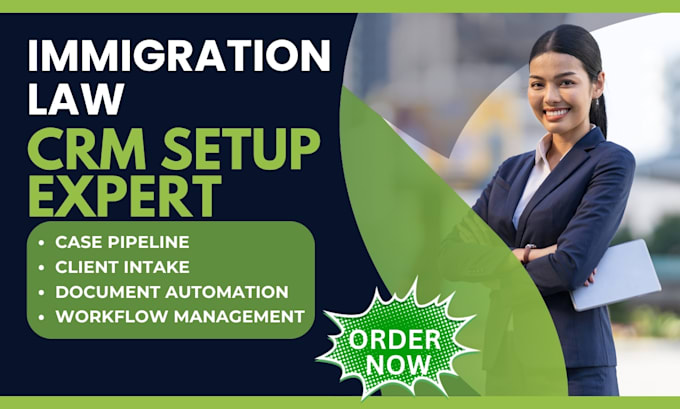 Setup immigration law crm docketwise lawlogix inszoom immicompliance crm by Crm_gen19 | Fiverr