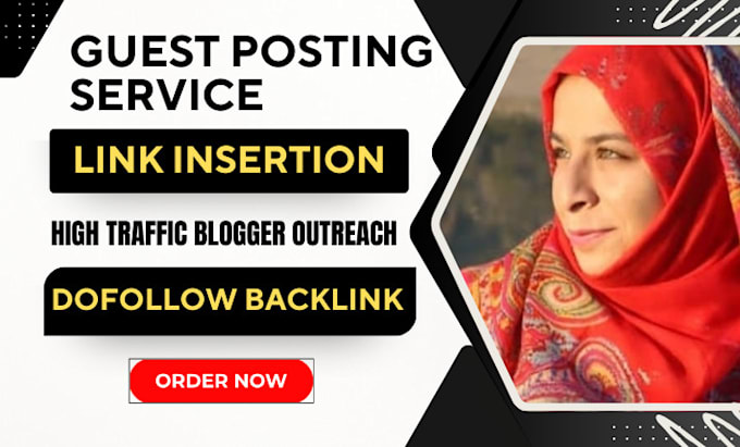 Link insertion guest posting service with blog outreach for manual backlink by Kiransardar925 ...