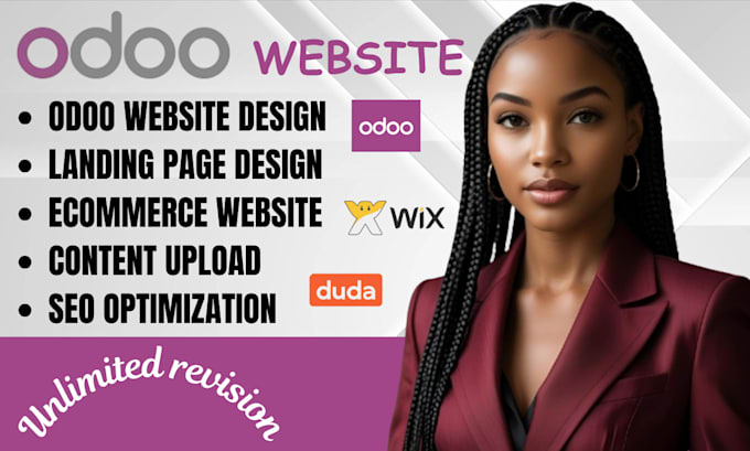 Build odoo responsive website design redesign odoo website theme customization by Steveroyalty2 ...