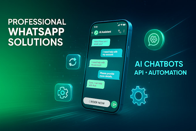 Develop whatsapp chatbot, whtapp automation, whatsapp api, whatsapp ai chatbot by Akinns_josh ...