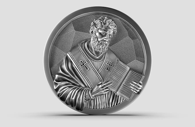 Sculpt 3d bas relief for 3d printing architecture bas relief 3d coin ...