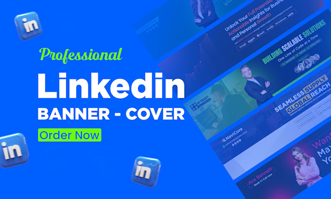Professional linkedin banner, cover, and header that stands out by Gfx ...