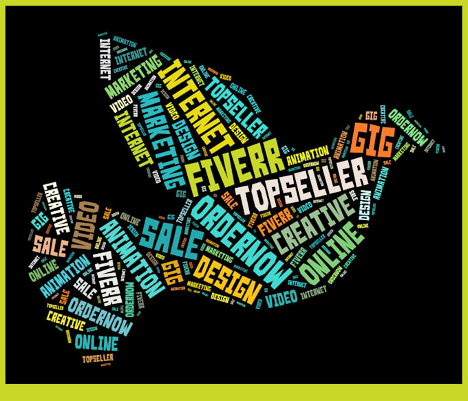 Design killer tagcloud word art to promote you by Neokoo | Fiverr