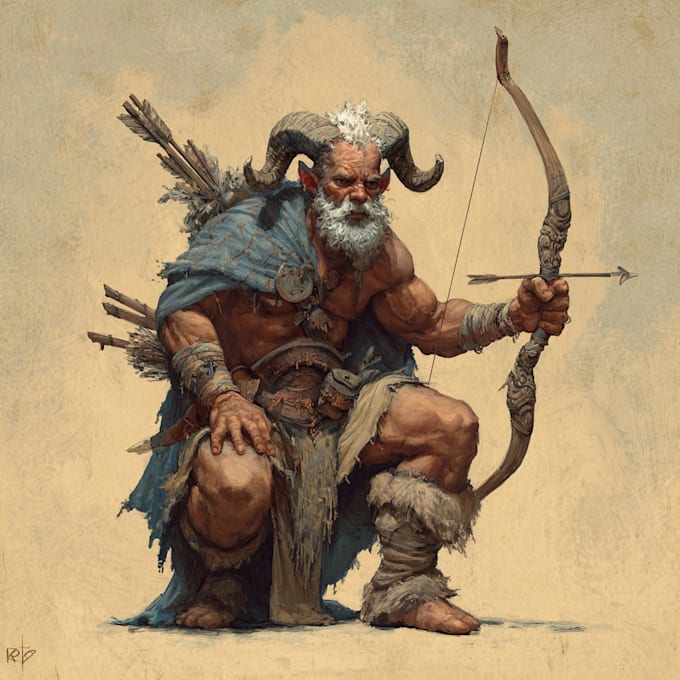 Create a d and d character art and dnd art by Giaerster | Fiverr
