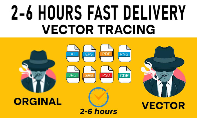 Vector tracing, convert image to vector file, vector logo, vectorize image by Raies07 | Fiverr