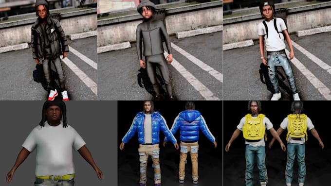 Rigging edit,fix face for ped gta5 , fivem and qbcore eyes and mouth by ...