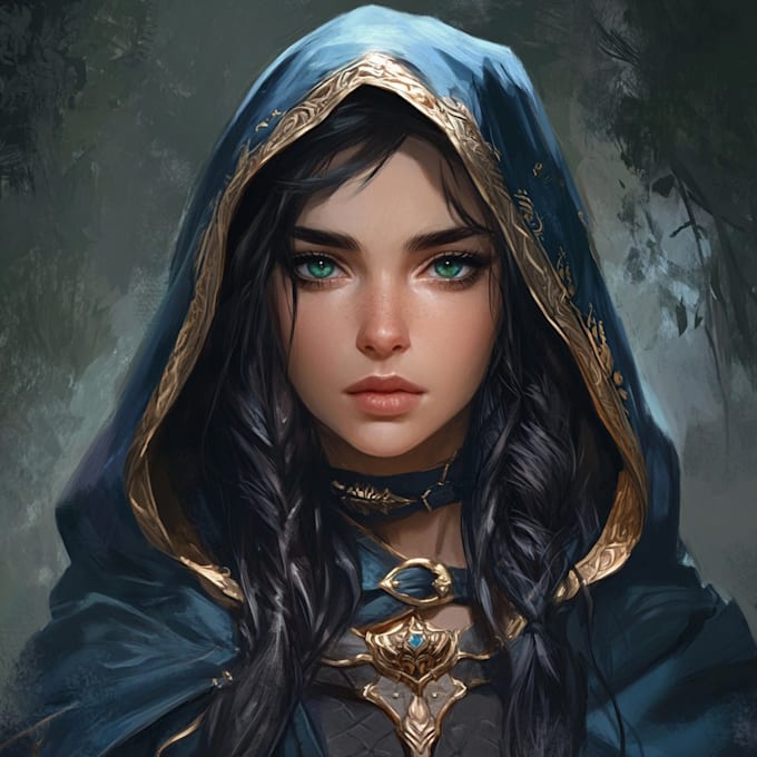 Design realistic fantasy dnd character illustration by Kerriganburt ...