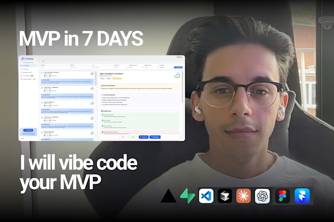 Vibe code your startup mvp in 7 days by Guille_9 | Fiverr