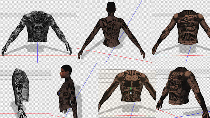 Edit or fix custom peds, skins, tattoos and unique faces for fivem and ...
