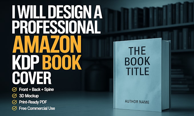 Design a professional amazon kdp book cover by Ranadesigner22 | Fiverr