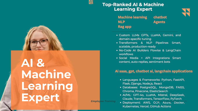 Do machine learning nlp ai chatbots agents with n8n rag fine tune llm langgraph by Irene_papadop ...